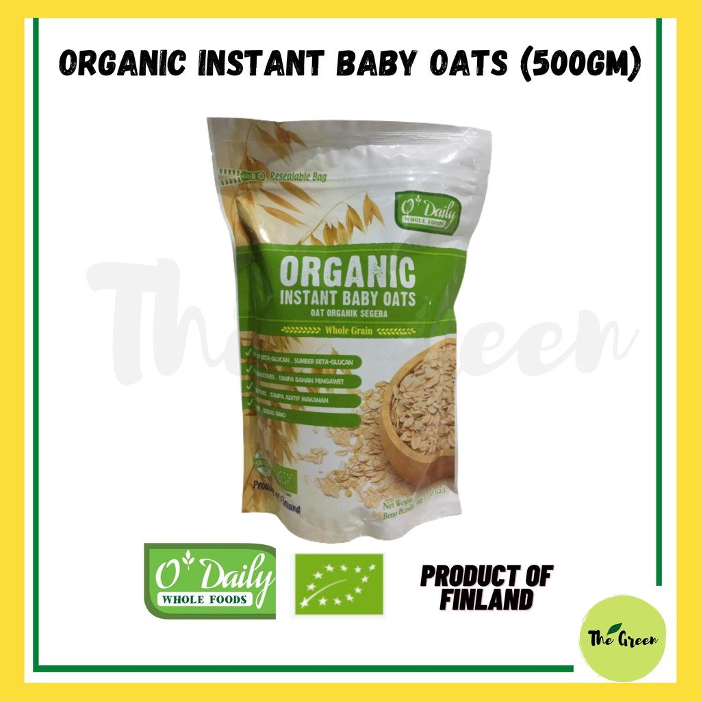 (SALE) O'DAILY Organic Instant Baby Oats (500g) | Shopee Malaysia