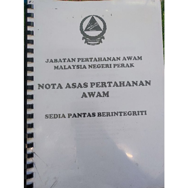 Nota Asas Pertahanan Awam (UITM) | Shopee Malaysia