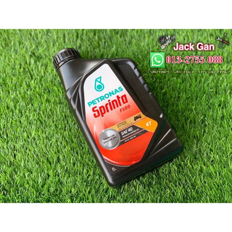 PETRONAS SPRINTA ENGINE OIL F100 4T SAE40 100% ORIGINAL | Shopee Malaysia