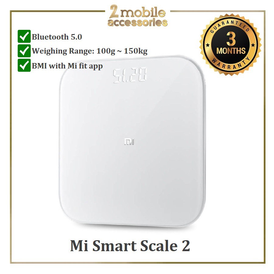 XIAOMI Mi Smart Scale 2 [Smart Healthy Weighing Scale I App Control ...