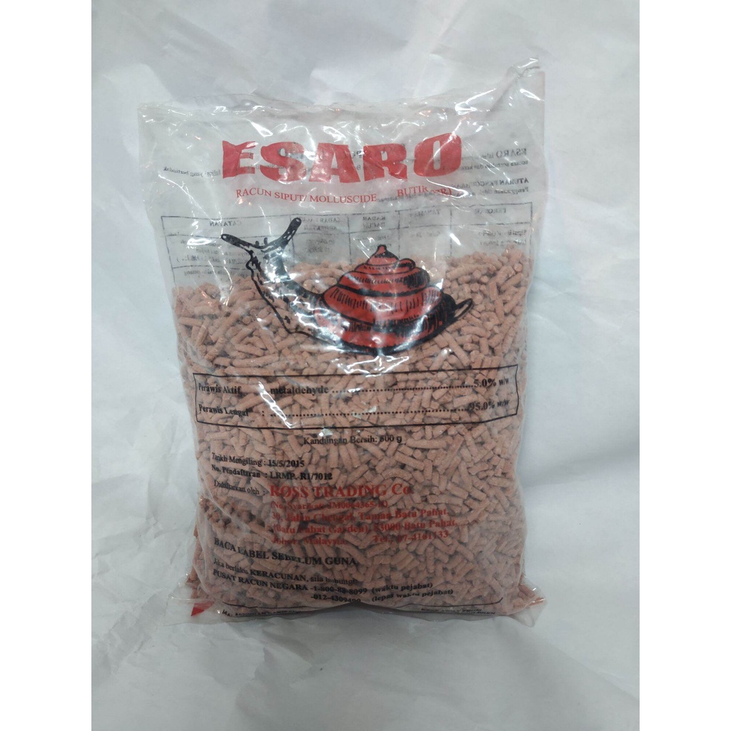 ESARO RACUN SIPUT 500G 蜗牛药500克 ESARO SNAIL KILLER CHEMICAL POISON 500G ...