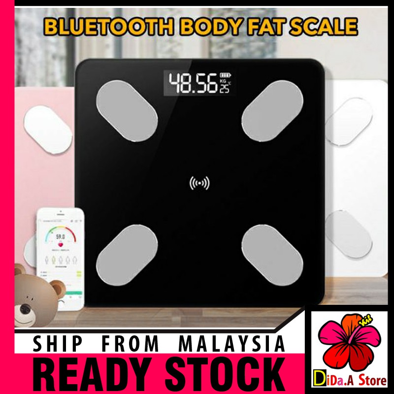Alat Penimbang / Smart Bluetooth Body Fat Weight Scale 12-in-1 Digital ...