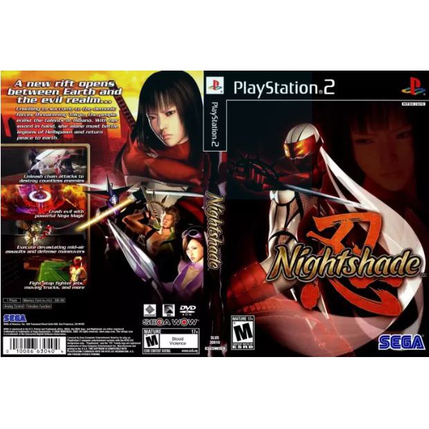 Nightshades PS2 Playstation 2 Games | Shopee Malaysia