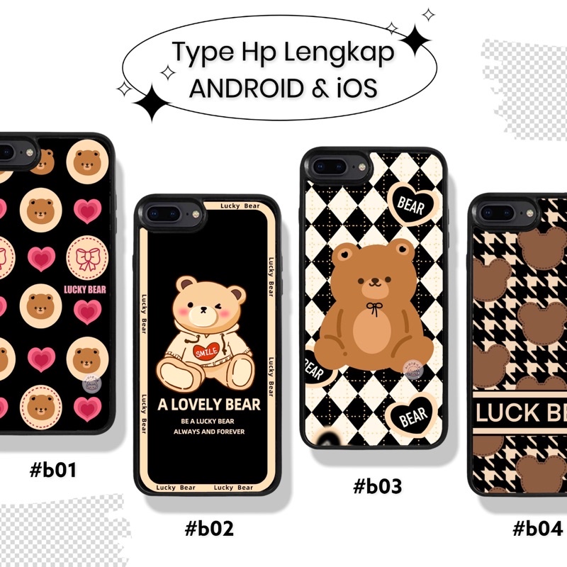 HP Part 2 Fashion aesthetic cute bear cellphone case available for all ...