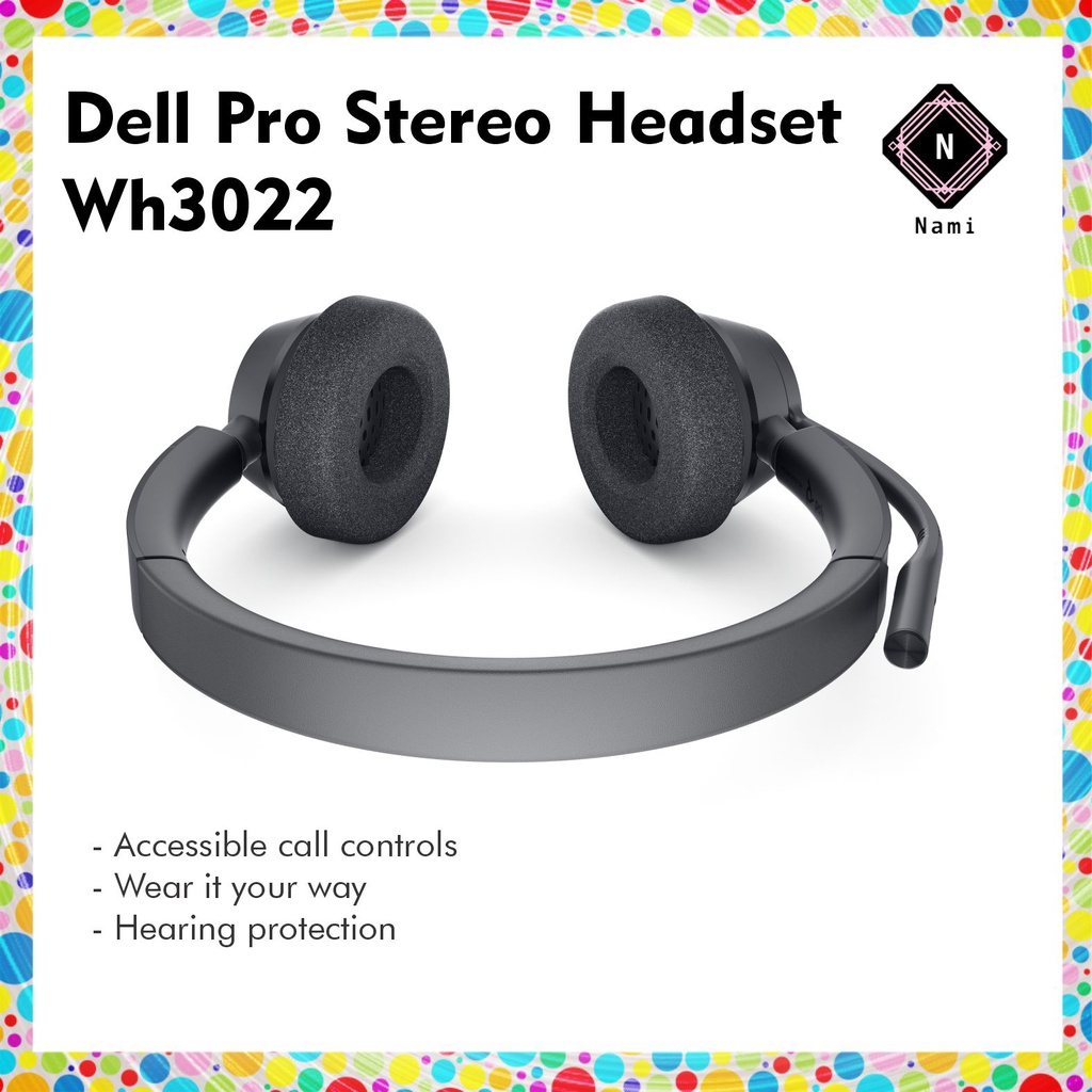 Dell Pro Stereo Headset - WH3022 | Shopee Malaysia