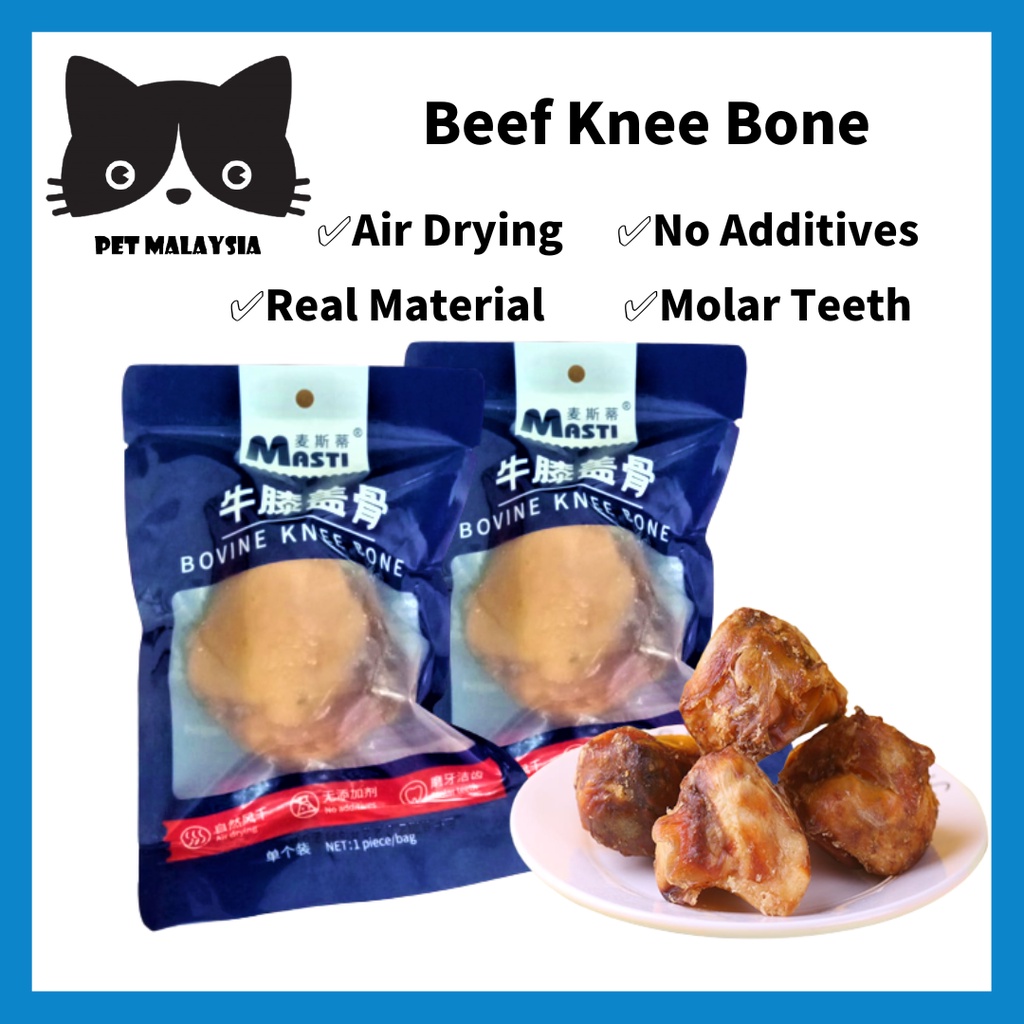 Masti Premium Dog Molar Cleaning Teeth Cow Bovine Beef Knee Bone ...
