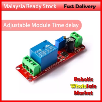 DC 12V NE555 Timer Switch Adjustable Module Time delay relay Module ...