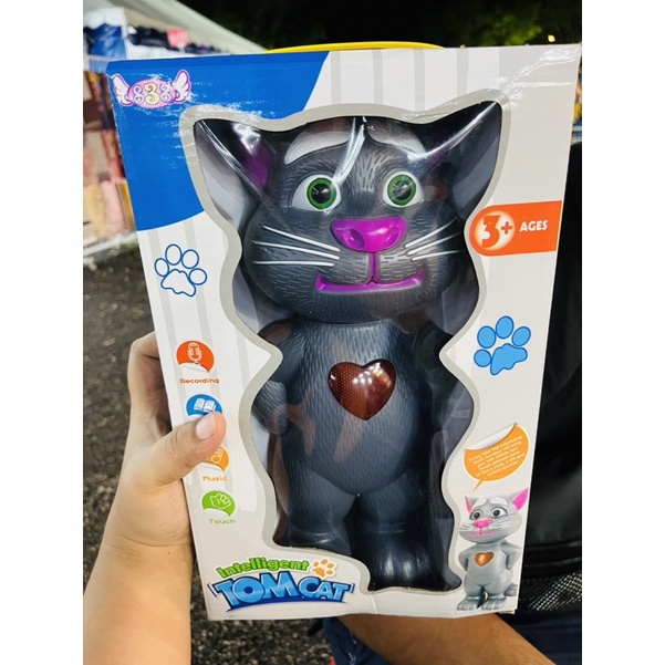 kucing Toys Talking Tom Cat Intelligent Touch Record Story Tell Music ...