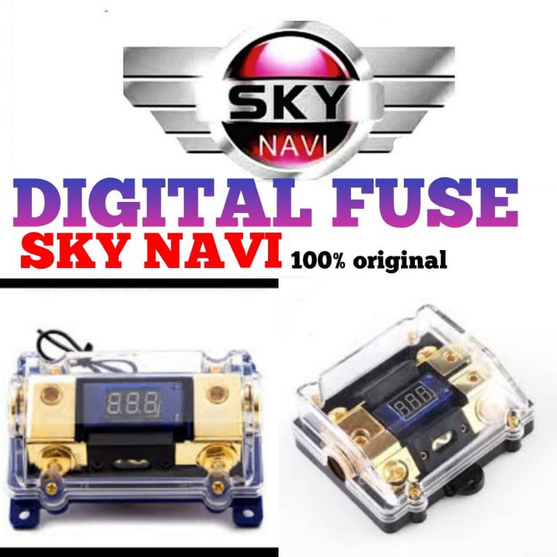 SKY NAVI QUALITY DIGITAL FUSE BOX | Shopee Malaysia