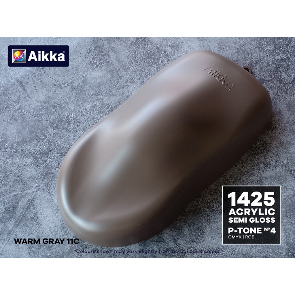 AIKKA Paint PANTONE Colour Warm Gray 11C / 1425 ACRYLIC SEMI GLOSS ...