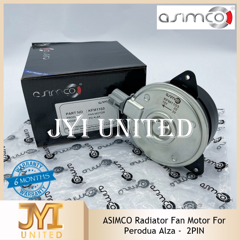 ASIMCO Radiator Fan Motor For Perodua ALZA / AXIA / Bezza / Suzuki ALTO ...