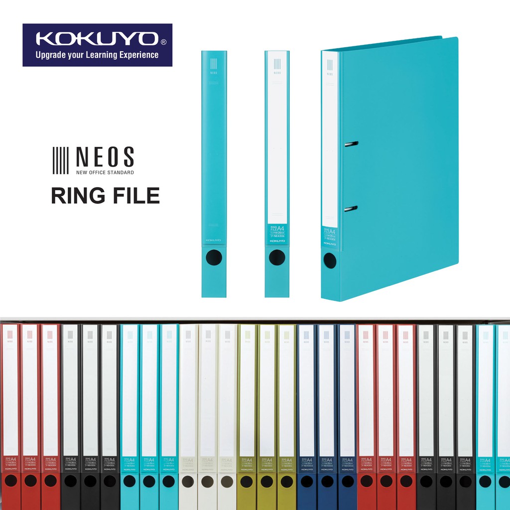 Kokuyo FU-NE430 NEOS 2 Ring File - A4 | Shopee Malaysia