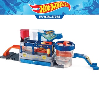 Hot Wheels City Mega Car Wash Connectable Play Set