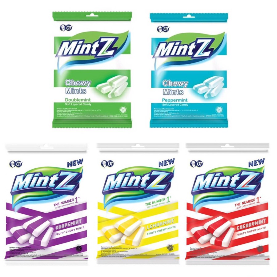 Mintz BRAND CANDY VARIOUS FLAVORS CONTENTS 125 GRAM (PAK) | Shopee Malaysia