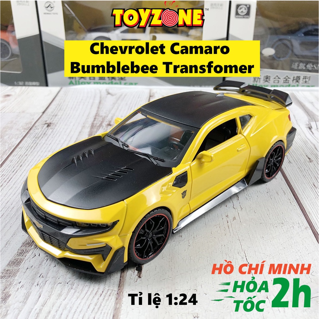 Chevrolet Camaro Bumblebee Transfomer 1:24 scale static model car ...