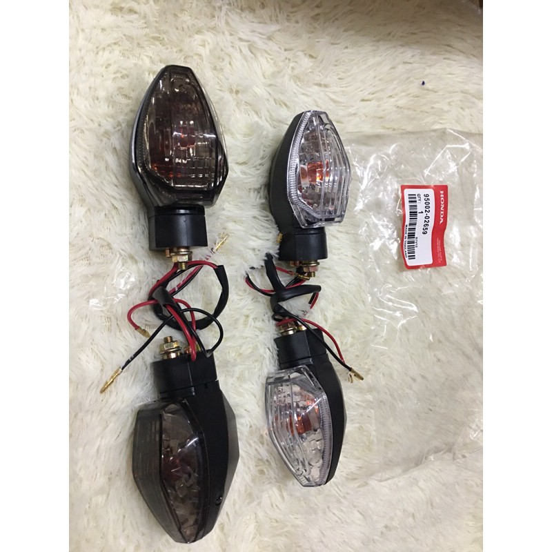 Honda DASH FI / WAVE CX ALPHA / DREAM 110 / RS150 / BEAT FRONT signal REAR SIGNAL TINTED SMOKE ...