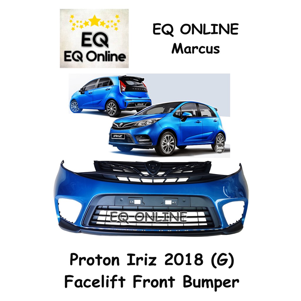 Proton Iriz 2018 Original Front Bumper PP Plastic Malaysia (BUMPER ...