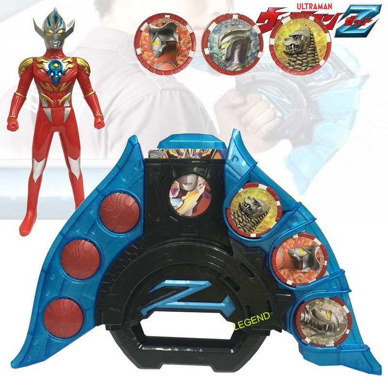 Super Hero Ultraman Z Toy Henshin Riser And Medals Toys Set For Kids ...