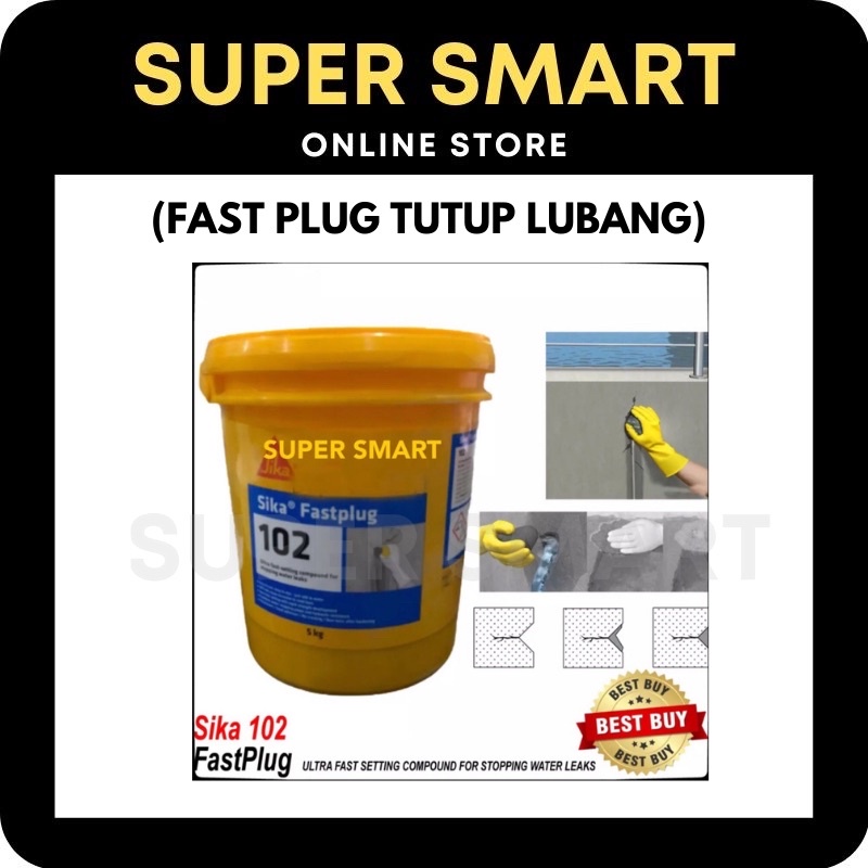 SIKA FAST PLUG 102 (5kg) | Shopee Malaysia