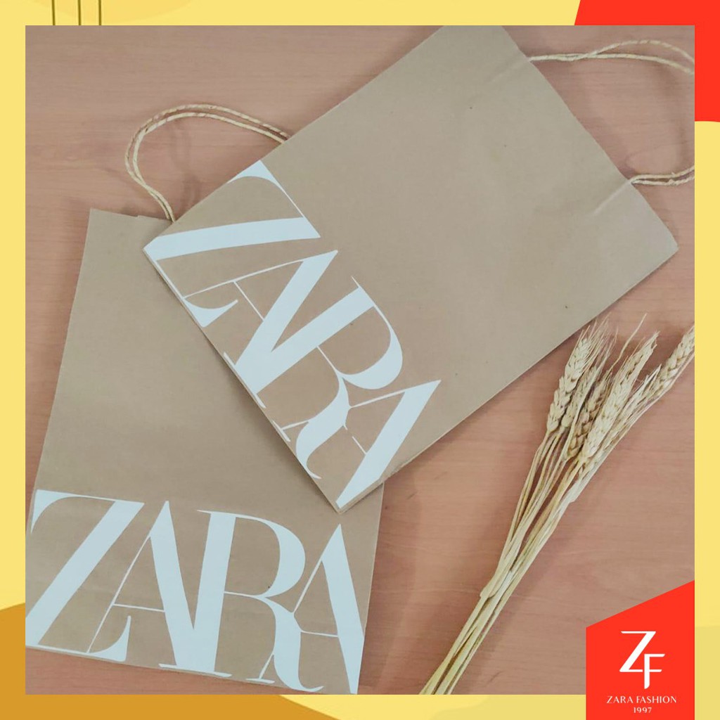 Branded PAPER BAG / Zara IMPORTED GIFT PAPER BAG | Shopee Malaysia