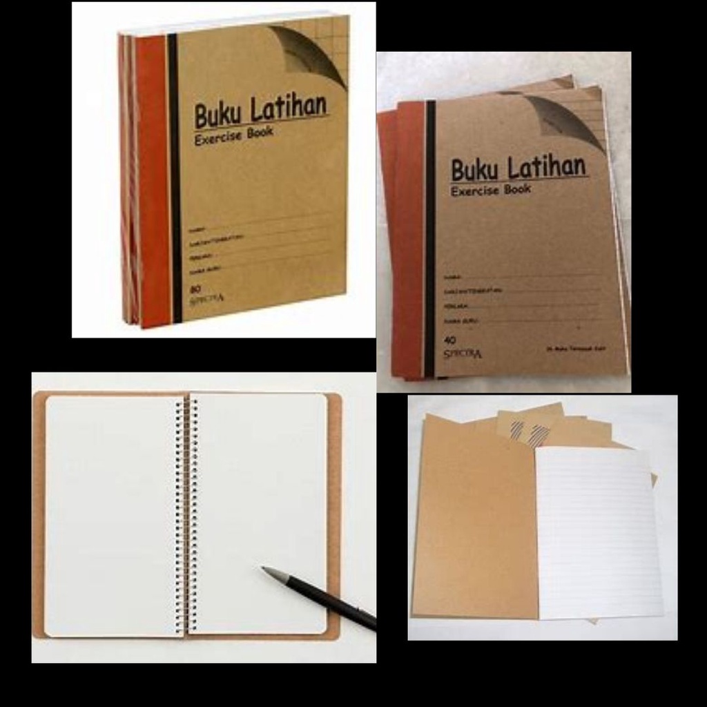 EXERCISE BOOK SINGLE LINE/SMALL SQUARE/BIG SQUARE/BLANKLINE/NOTE BOOK ...