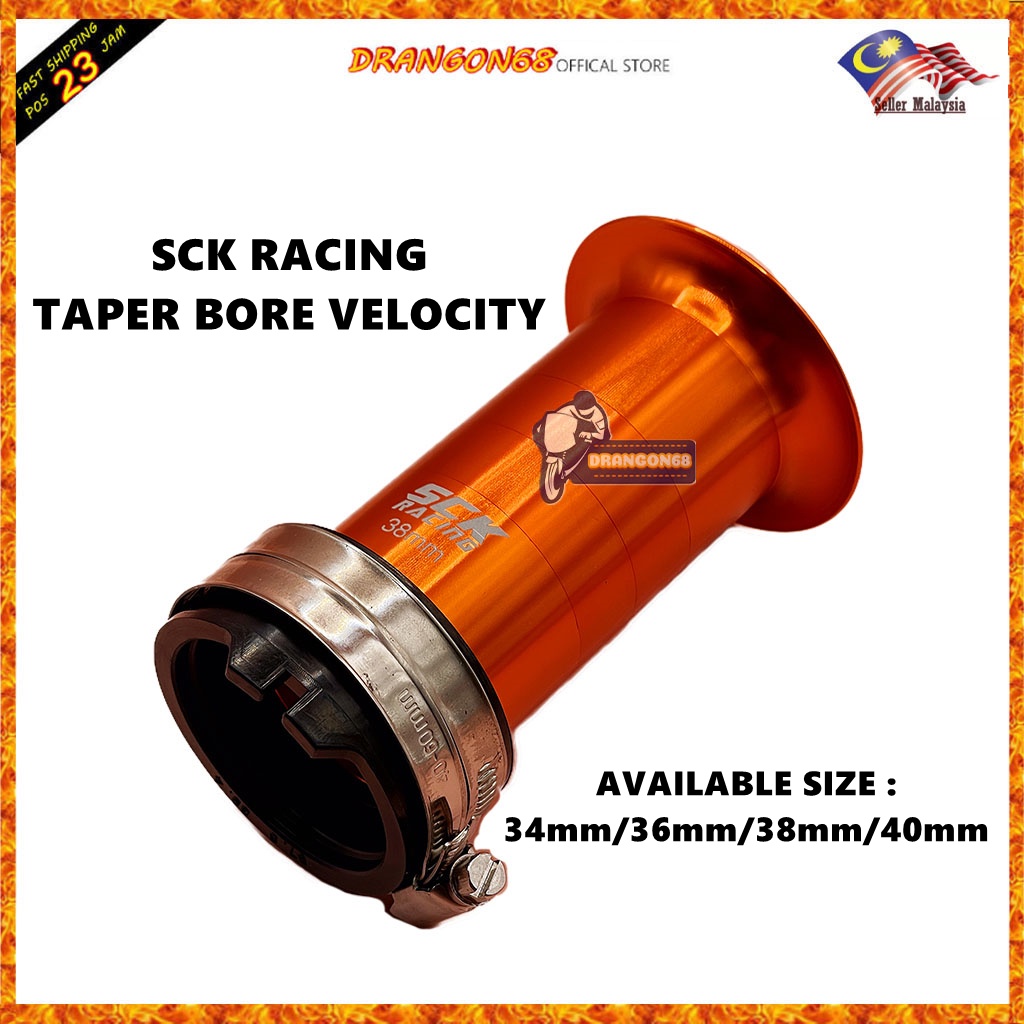 SCK RACING throttle body air intake system thrumpet VELOCITY 32MM 34MM ...