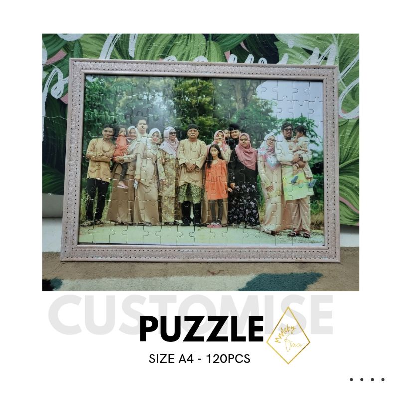 CUSTOMISED PUZZLE / PUZZLE PICTURE /PUZZLE PRINTED/hadiah/gift | Shopee ...