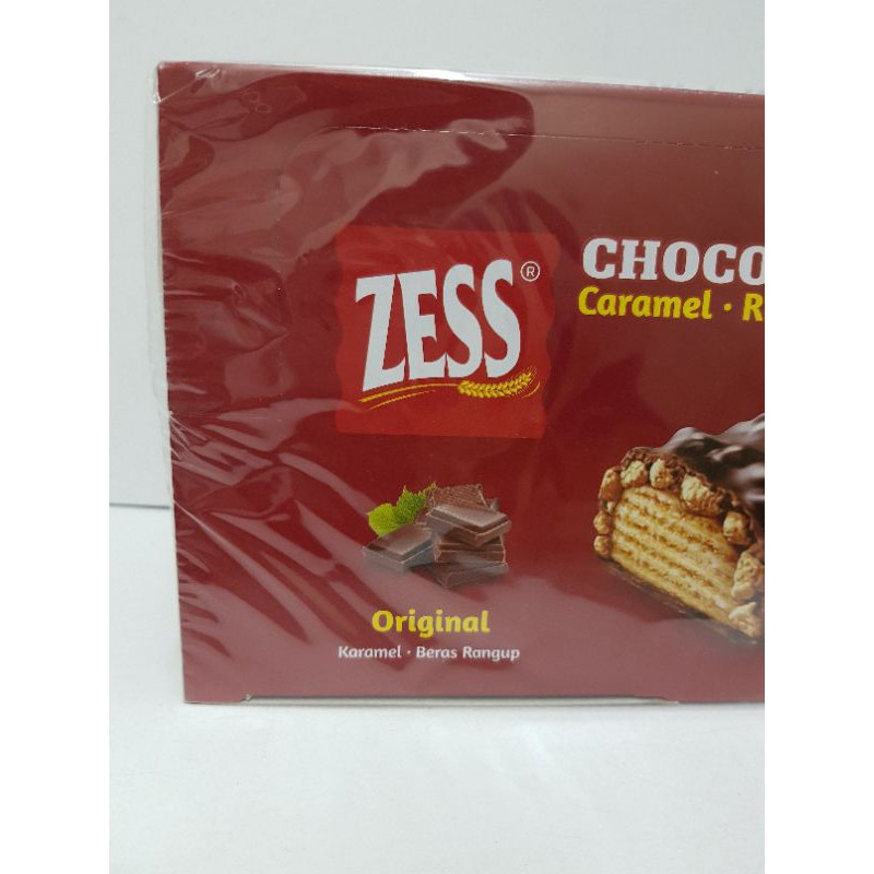 Zess Chocolate Coated Wafer 24pack x 22g | Shopee Malaysia