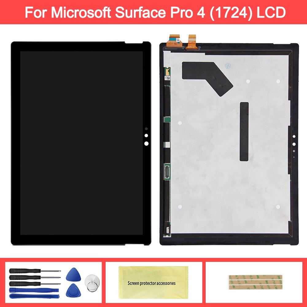 Display For MicroSoft Surface Pro 4 1724 LCD Display Touch Screen Digitizer Assembly Replacement ...