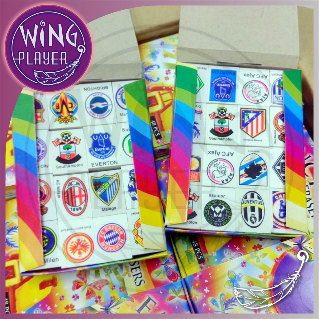 Football Club Logo Eraser 2022 * NEW SERIES 2022 * Fifa Permadam Fancy ...