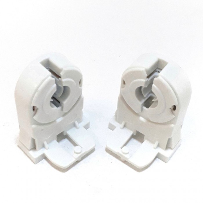 2 Pcs Fluorescent Lamp Tube Holder Or Compatible LED Lamp Tube Holder ...