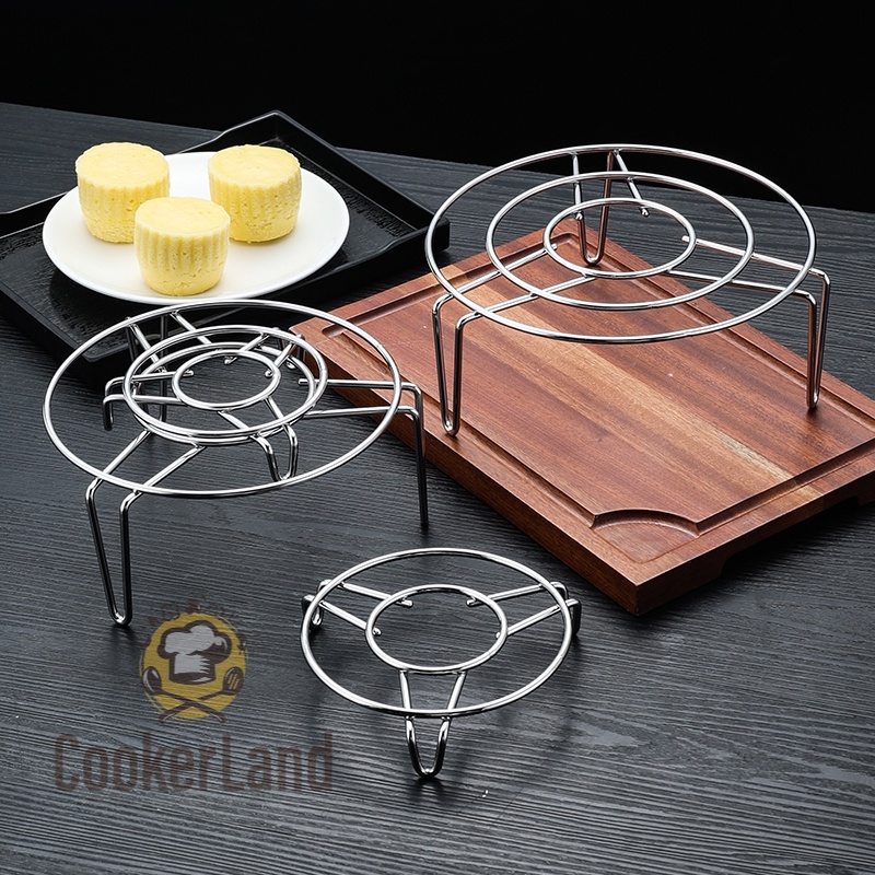 Stainless Steel Steaming Rack Stand With Short Leg/Pot Steaming Stand ...