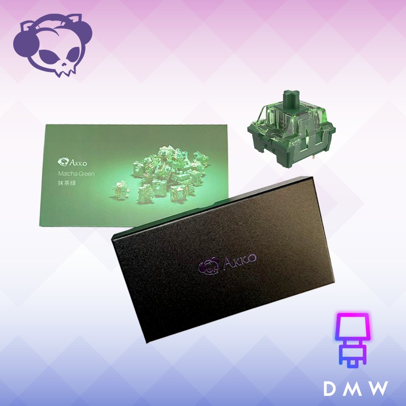 Brand New!!! Factory Lubed Akko CS Matcha Green Switch, Mechanical ...