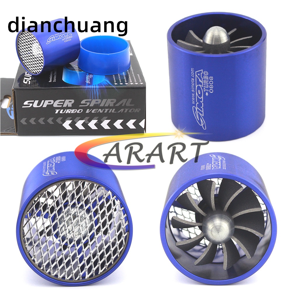 SIMOTA FAN 2.5" Car Air Filter Intake Super Twin Fans Turbo Ventilator ...