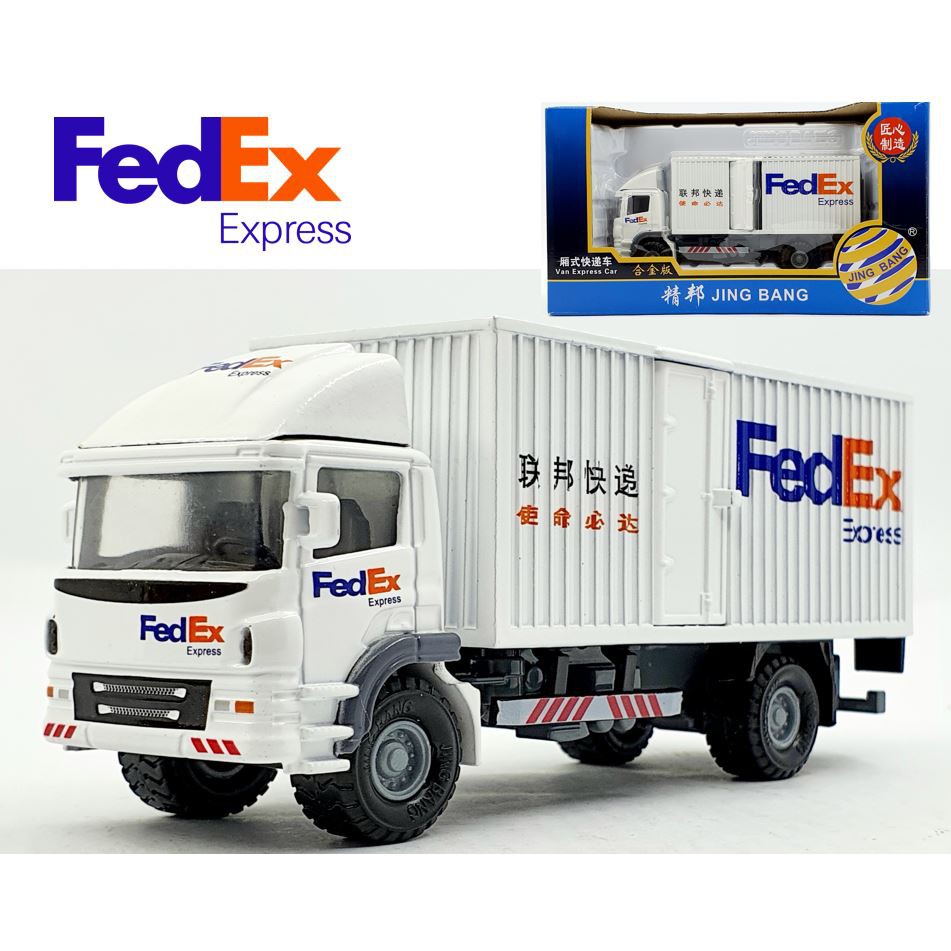 FedEx Express Post Truck, Die Cast model 1:60 scale Full Metal Model ...