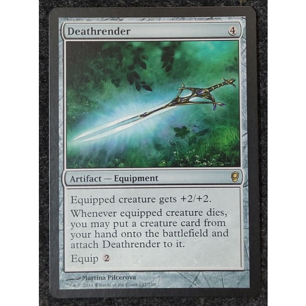 Magic The Gathering : Deathrender Rare Conspiracy Card. | Shopee Malaysia
