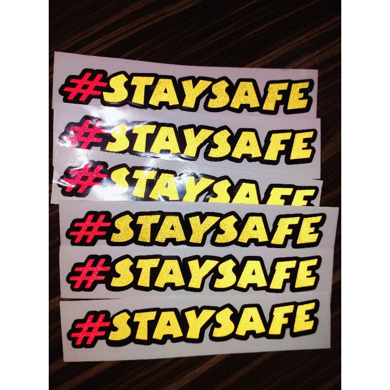 Sticker Potong (#STAYSAFE) | Shopee Malaysia