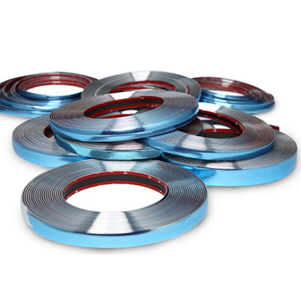 3M Car anti-collision tape chrome trim strip door protection sticker ...