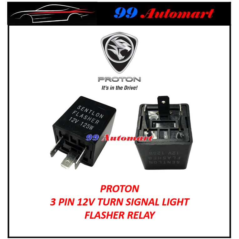 ( 3 pin ) Oem Flasher Signal Relay Turn Signal Blinker Light for saga ...