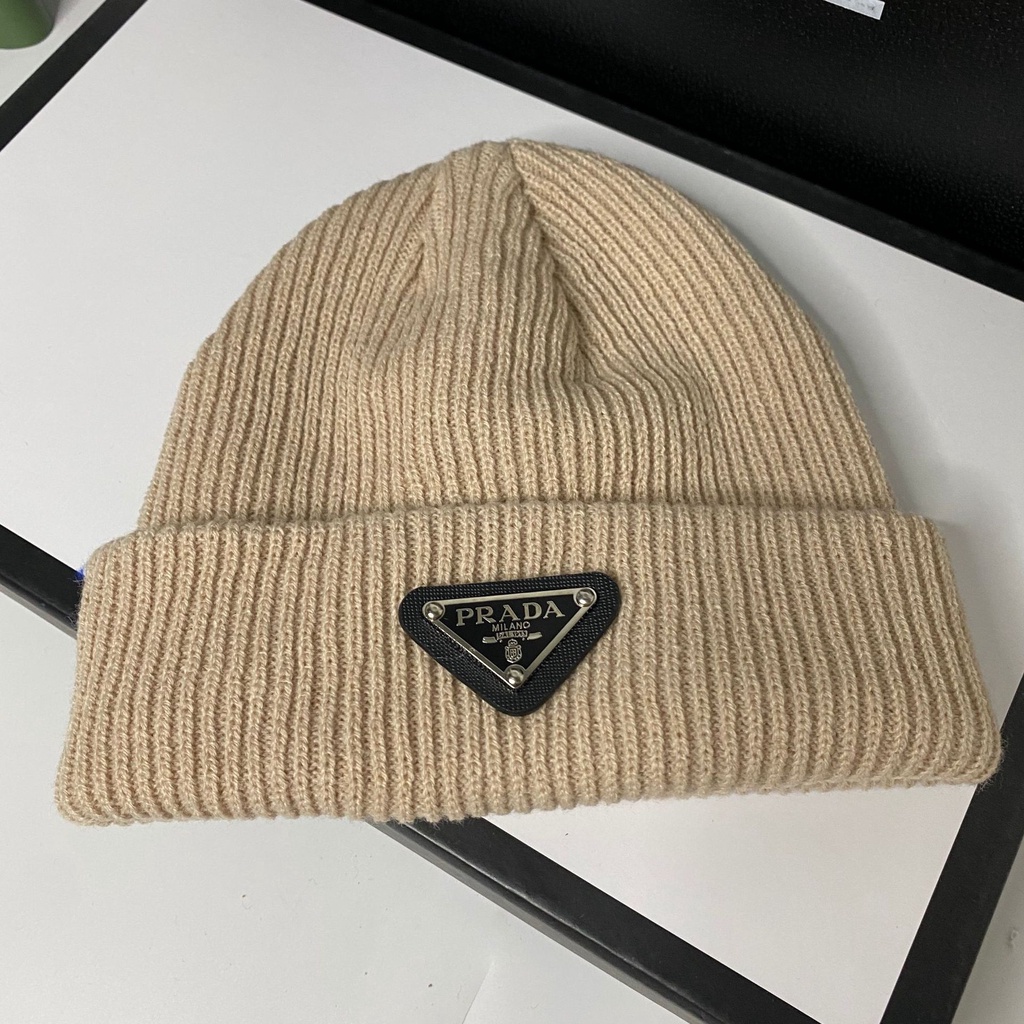 topi Soft And Good Quality Prad-a brimless cap beanie for men bonnet ...
