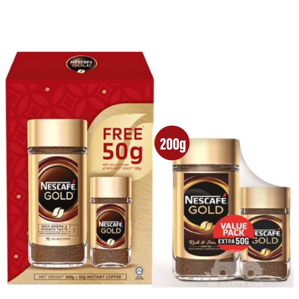 Nescafe Gold Rich & Smooth Jar 200g FREE 50g | Shopee Malaysia