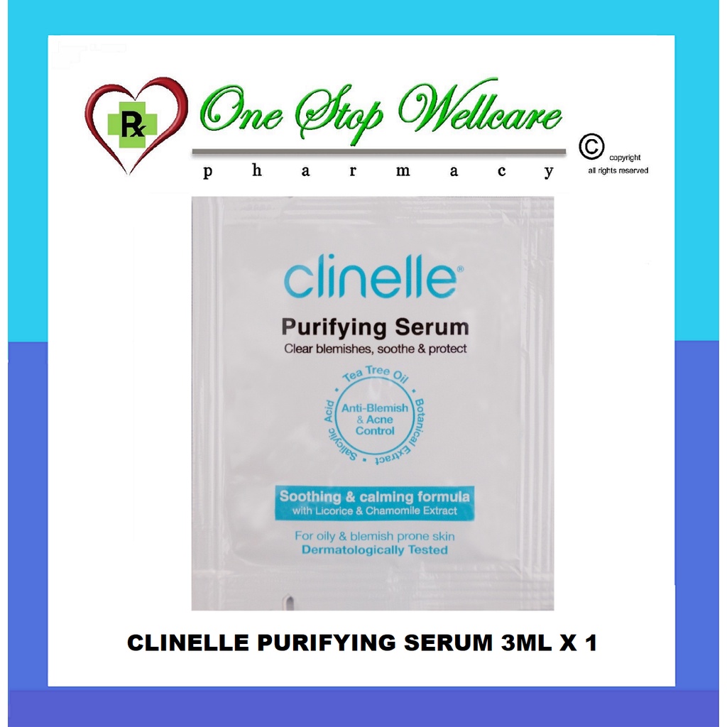 CLINELLE PURIFYING SERUM 3ML (EXP:06/2026) | Shopee Malaysia