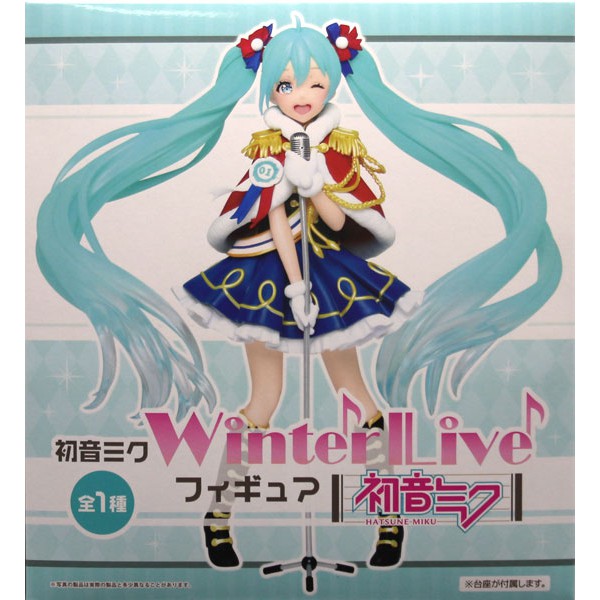 READY STOCK Taito Vocaloid Figure Hatsune Miku Winter Live Prize Figure ...