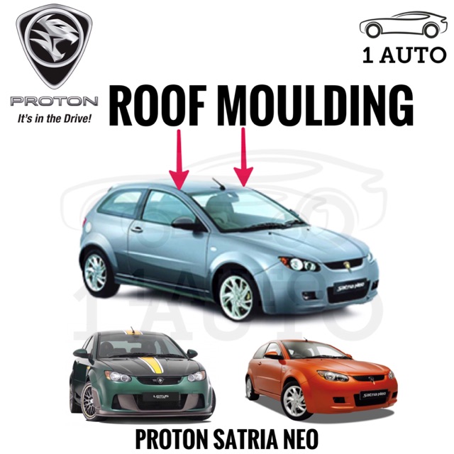 [ORIGINAL PROTON PART] SATRIA NEO ROOF MOULDING 1 PCS GETAH BUMBUNG ...