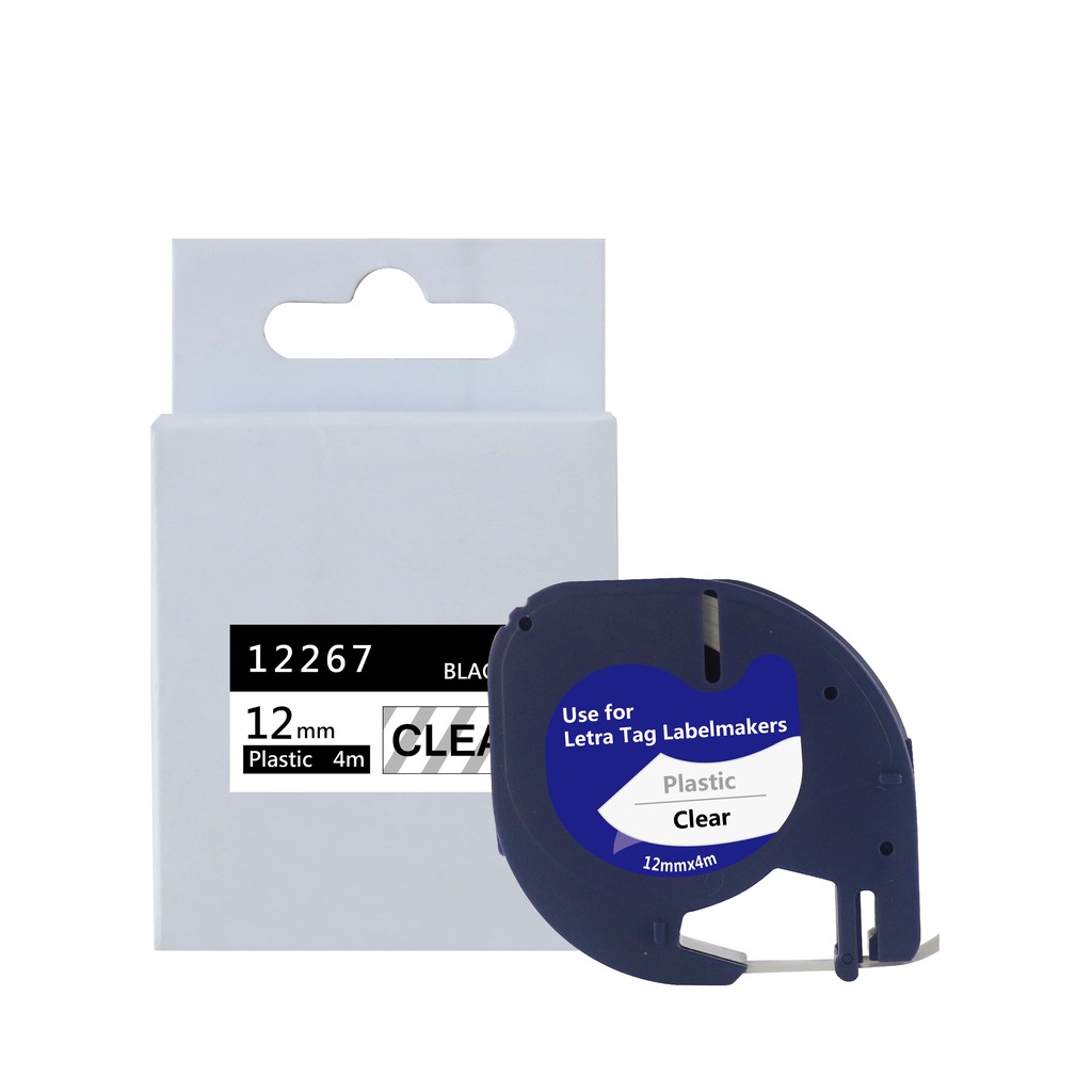 Compatible DYMO LetraTag Label Tape Dymo Letra tag Refill LT 100H Label ...