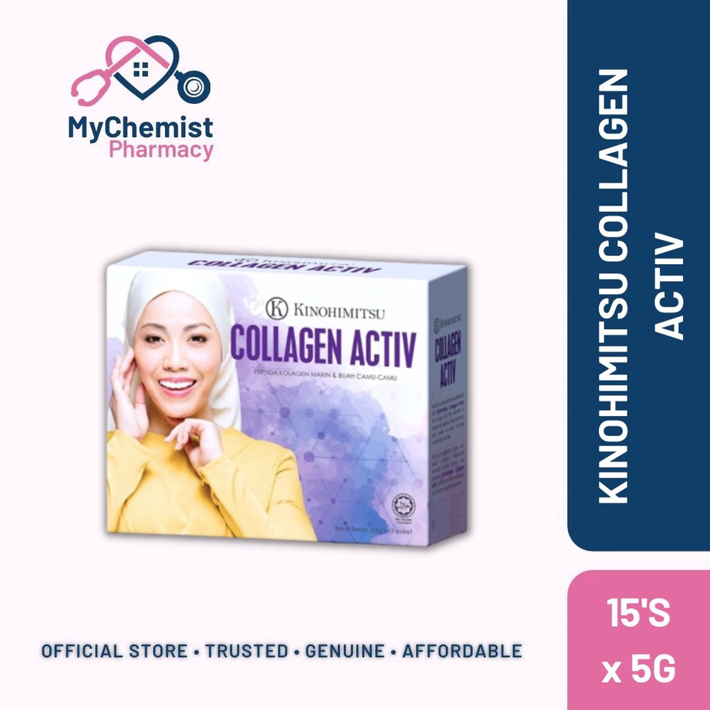 Kinohimitsu Collagen Activ 15's x 5g | Shopee Malaysia