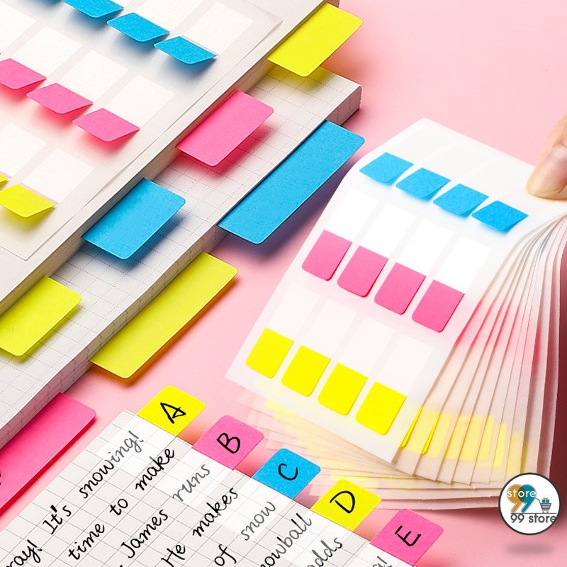 HOT 30/60/120 Sheets Sticky Index Label Note Paper Stickers ...