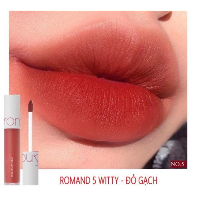 Romand Zero Velvet Tint No.5 Witty Matte Lipstick | Shopee Malaysia