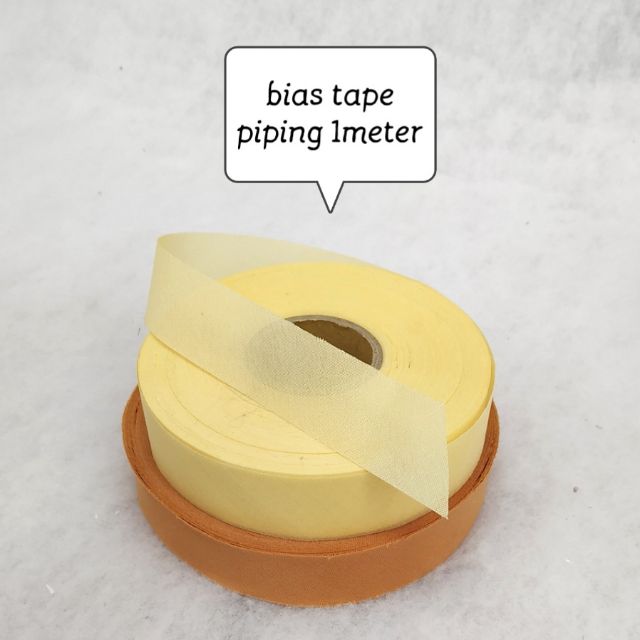 Bias tape polyester piping 1inch 1meter | Shopee Malaysia