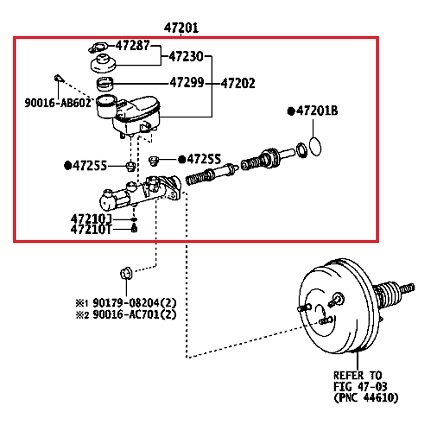 TOYOTA HILUX / FORTUNER / INNOVA BRAKE MASTER CYLINDER SUB-ASSY ...